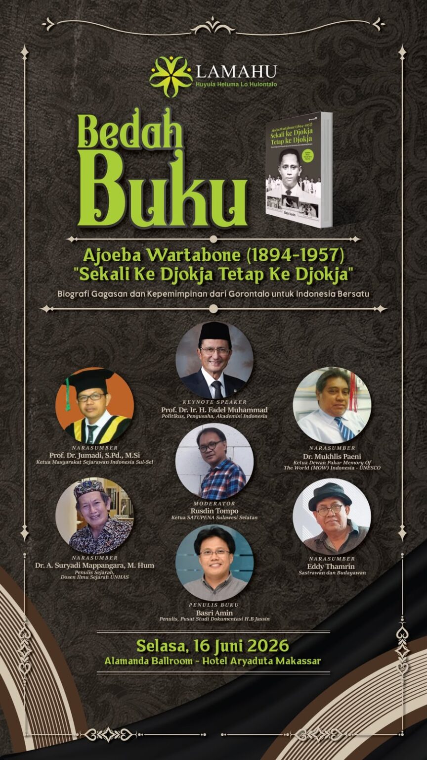 Bedah Buku Biografi Ajoeba Wartabone Bahas Gagasan dan Kepemimpinan ...